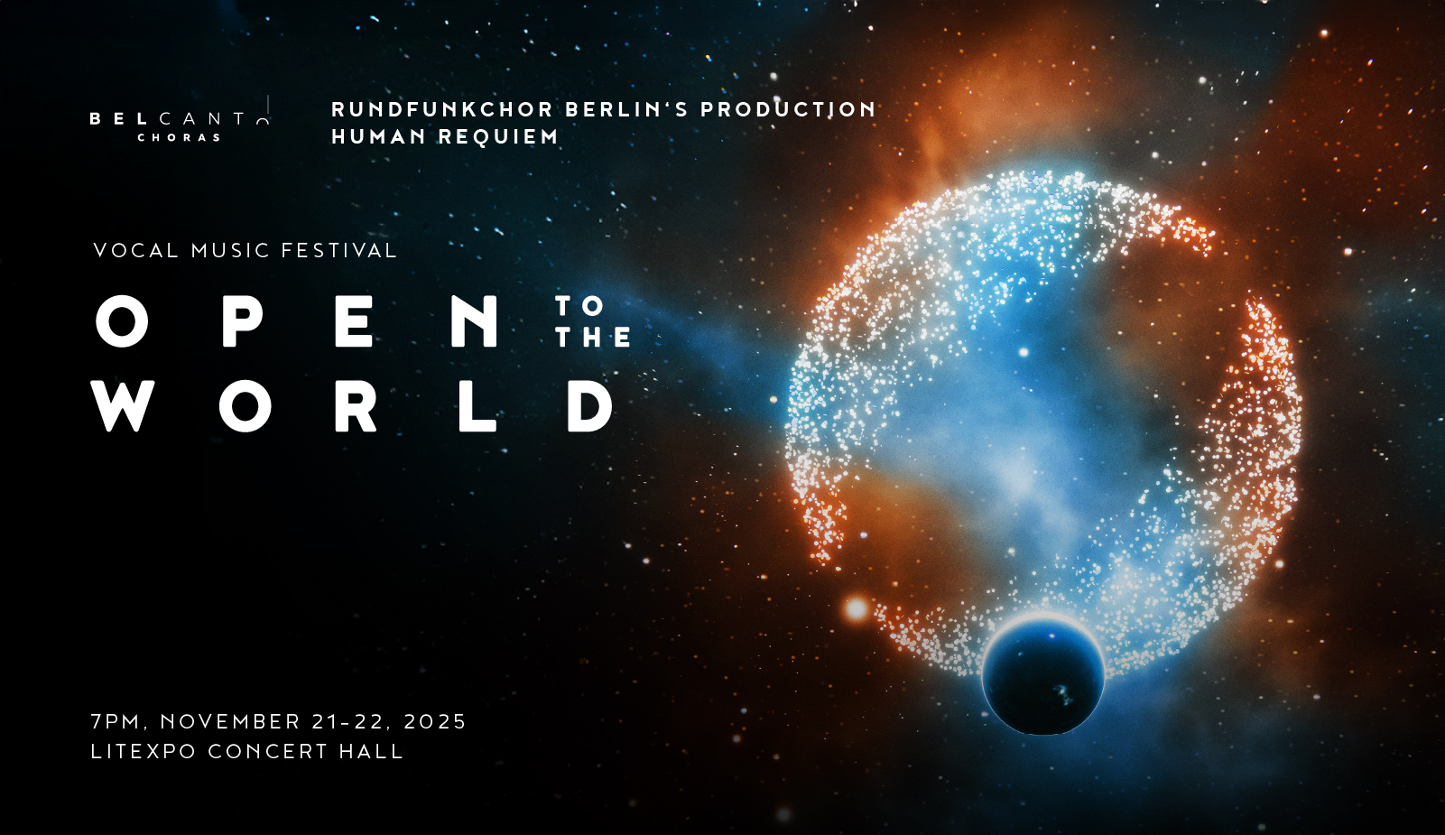 Open To The World ’25: Rundfunkchor Berlin and its immersive “human requiem” in Vilnius | Litexpo.lt
